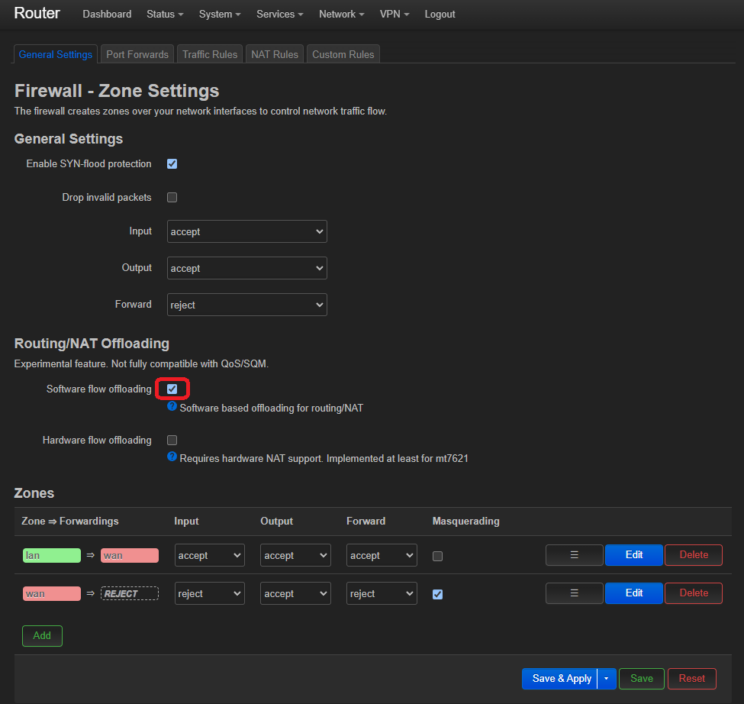 Orange światłowód z zewnętrznym ONT oraz własnym routerem OpenWRT ...